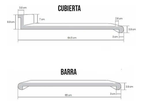 Cubierta Para Cocina Dekken Antigota 3 60mt Blanca Mate Mercadolibre