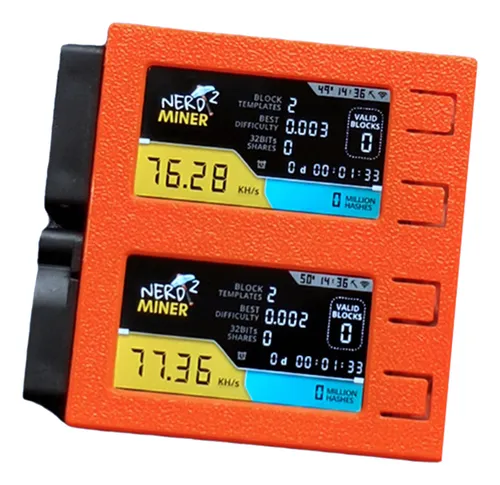 Para Nerdminer V2 Duo 156 K S, Doble Pantalla, Btc Solo Lott | Cuotas