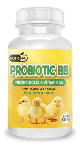 Vitaminas Probióticas Bb Nutri-line Para Pintinhos 80g - Su | Frete grátis
