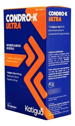 Suplemento Condro-k Ultra Colágeno Tipo Ii 30cps Katiguá | MercadoLivre Suplemento Condro-k Ultra Colágeno Tipo Ii 30cps Katiguá | MercadoLivre