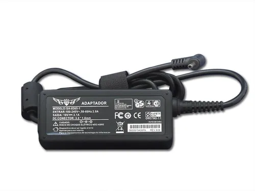 Fonte Carregador 19v 2.1a 40w Para Notebook Samsung Np350xaa | Frete grátis Fonte Carregador 19v 2.1a 40w Para Notebook Samsung Np350xaa | Frete grátis