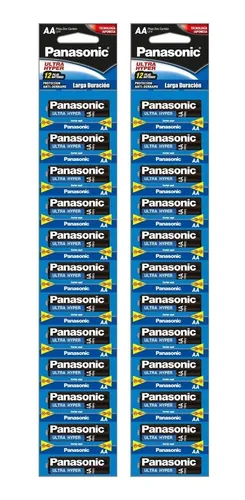 Pila Aa Panasonic Carbon Zinc Ultra Hyper Pack X 48 Unidades Pila Aa Panasonic Carbon Zinc Ultra Hyper Pack X 48 Unidades
