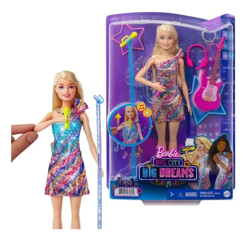 Barbie Cantante Big City Big Dreams Luces Y Sonidos Mattel Envío Gratis