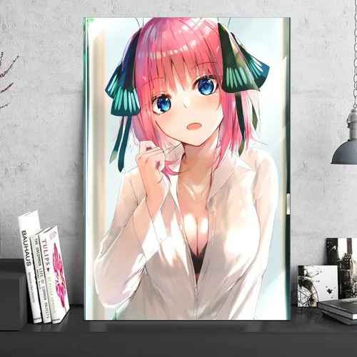 Cuadro Decorativo Anime Quintillizas Nino Nakano Único 40x60 Meses