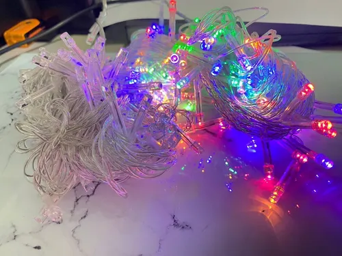 Pisca Pisca 100 Led Colorido Natal Fio Transp 10 Mts Pisca Pisca 100 Led Colorido Natal Fio Transp 10 Mts