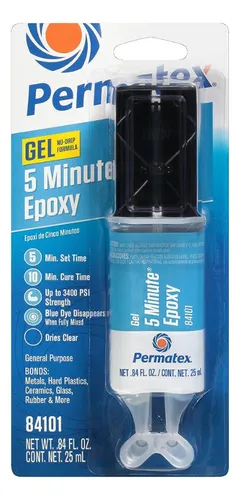 Pegamento líquido Permatex Epox, de secado ultrarrápido, 5 minutos, 25 ...