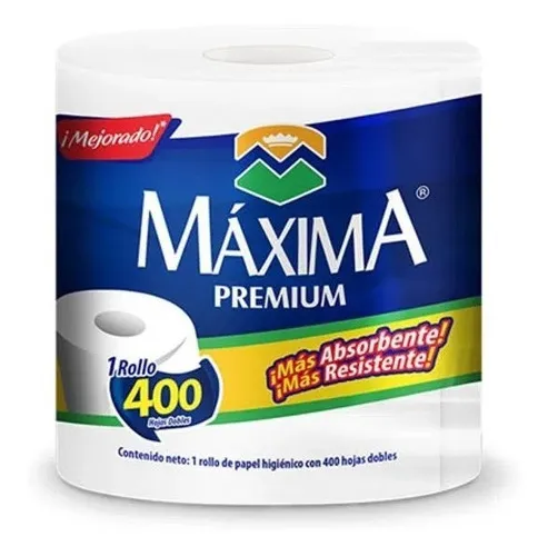 Papel Higienico Maxima Premium 400 Hojas Dobles 1 Rollo Mercadolibre