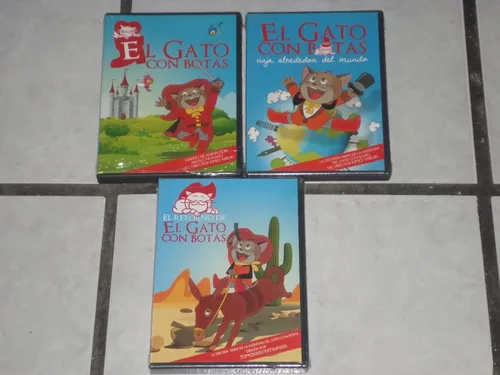Trilogia El Gato Con Botas - De Toei Animation - Dvd 1969 | MercadoLibre