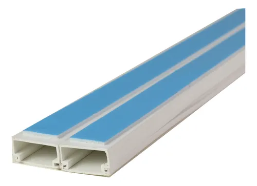 Canaleta De Pvc Adherible 2 Pzas. De 1m 1cm X 2cm (10x20) Canaleta De Pvc Adherible 2 Pzas. De 1m 1cm X 2cm (10x20)