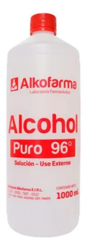 Alcohol Líquido Puro 96° 1 Litro Alkofarma | Cuotas sin interés Alcohol Líquido Puro 96° 1 Litro Alkofarma | Cuotas sin interés