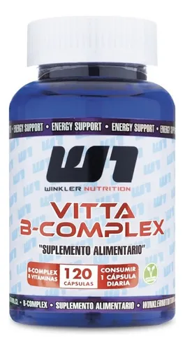 Complejo B B1 B2 B3 B5 B6 B7 Biotina B9 B12 120caps 4 Meses Sabor
