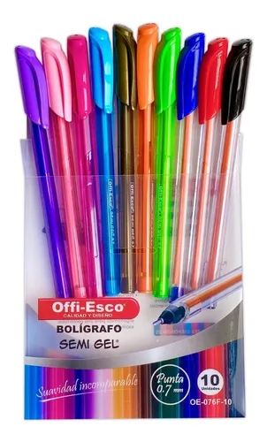Estuche De Boligrafos Offi-esco X 10 Unidades Estuche De Boligrafos Offi-esco X 10 Unidades