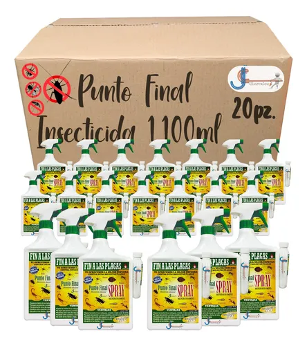 Punto Final Original Insecticida Doméstico 20 Pz - 1.100ml | Meses sin ...