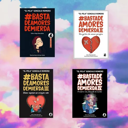 Basta De Amores De Mierda 123 Y 4 Libros Envío Gratis