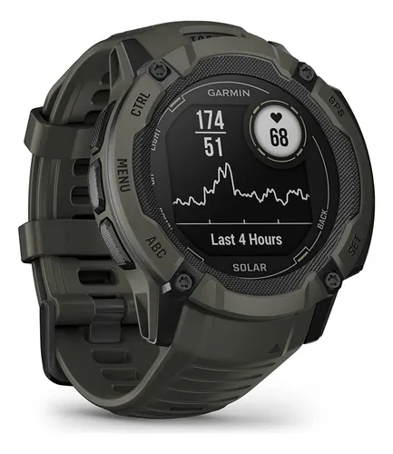 Garmin Instinct 2x Solar Rugged Gps Smartwatch Linterna In Envío Gratis