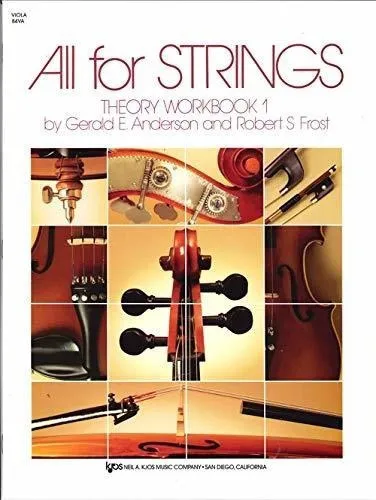 84va - All For Strings Theory Workbook - Book 1 -..., De Frost, Robert. Editorial Neil A Kjos ...