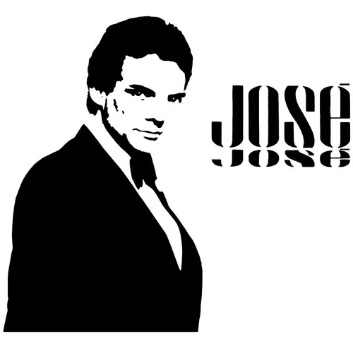 Vinil Decorativo José José Artista Para Pared Retrato Rostro | MercadoLibre