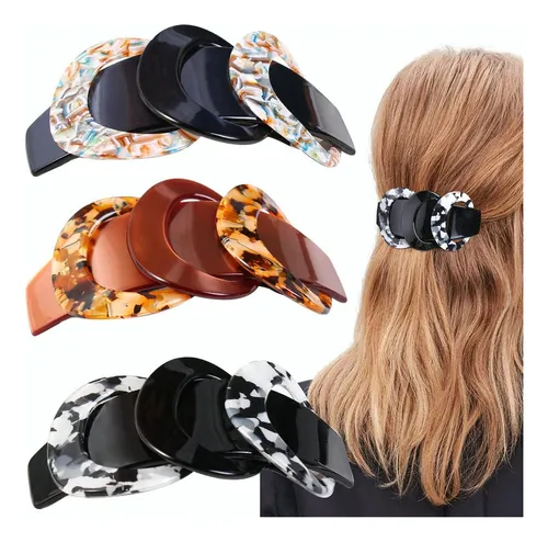. 3 Pinzas Para El Pelo, Pinza Francesa, Pinza Para El Pelo | Cuotas ...