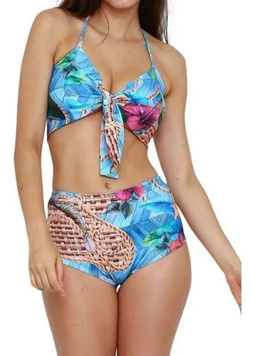Biquíni Hot Pants Cintura Alta Plus Size C Bojo 44 46 Mercadolivre