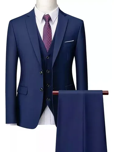 Traje De Novio For Hombre 3 Piezas De Negocios G | Meses sin interés