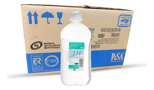Caja De Solución Hartman De Pisa 250 Ml 24 Piezas