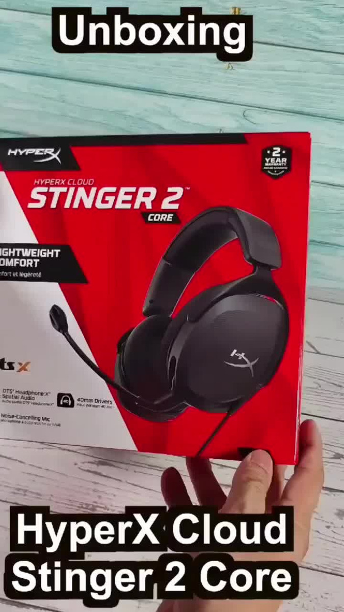 Audifonos Hyperx Cloudx Stinger 2 Core Negro Gamer | Cuotas sin interés