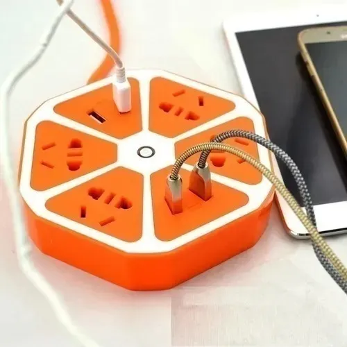 Multicontacto Regleta Enchufe Universal Puertos Usb 4 Eléctr Meses