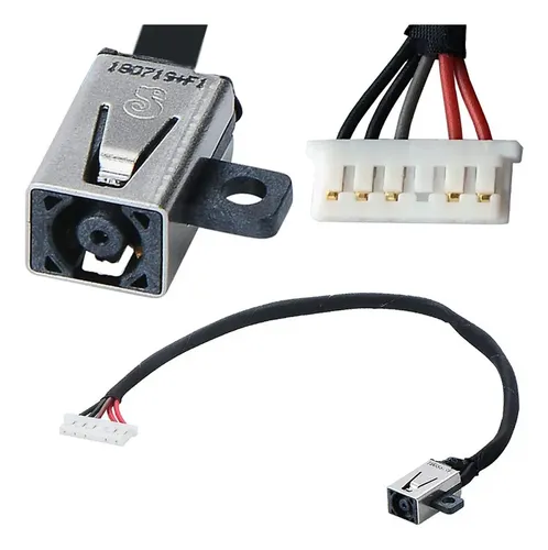 Conector Dc Jack Dell Inspiron I15-5566 5452 5558-b10b P51f | MercadoLivre