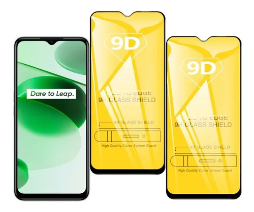 Mica De Cristal Templado Para Realme 2 Piezas Meses Sin Interés
