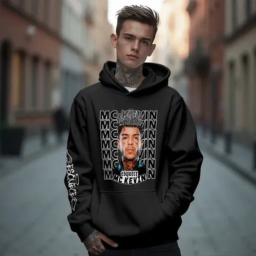 Blusa Moletom Mc Kevin Homenagem Inesquecível Capuz | Parcelamento sem ...