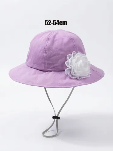 Sombrero Piluso Niña Con Volados Y Encaje | Cuotas sin interés
