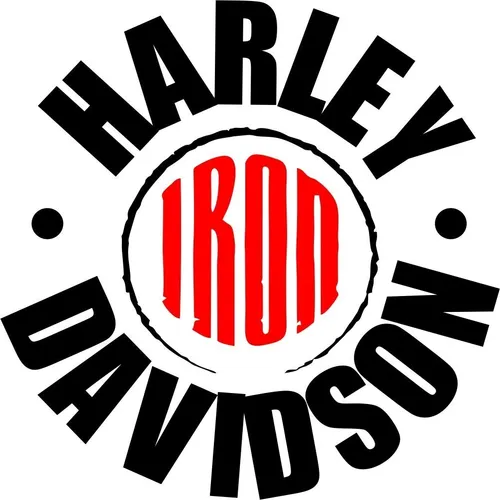 Calcomania Sticker Harley Davidson Iron Moto Ss Vinil Efx Meses Sin