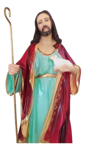 Senhor Bom Pastor 63 C Jesus Cajado De Metal Base Em Medeira ... Senhor Bom Pastor 63 C Jesus Cajado De Metal Base Em Medeira ...