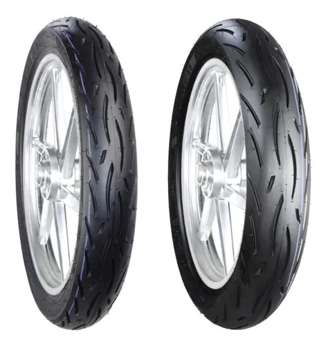 Llantas Btrubber Radiales 80/90r17 & 120/70r17 54h Sport T. | Meses sin interés