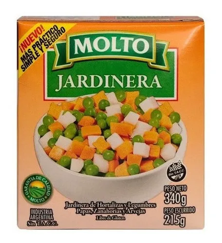 Molto Jardinera De Hortalizas Y Legumbres Sin Tacc 340 Grs Mercadolibre