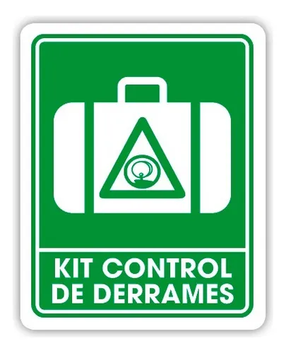 Señalamiento Kit Control De Derrames 25x35 Seguridad | Meses sin interés