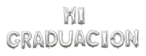 Kit Letras Mi Graduacion 16 Pulgadas 40 Cm Cada Una Mercadolibre