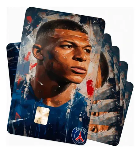 Pack De 5 Stickers Para Tarjeta Mbappe Transforma Tu Tarjeta | Envío gratis