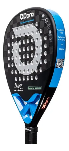 Paleta Padel Odpro Passion 18k Carbono Con Funda 2025 Celeste | MercadoLibre