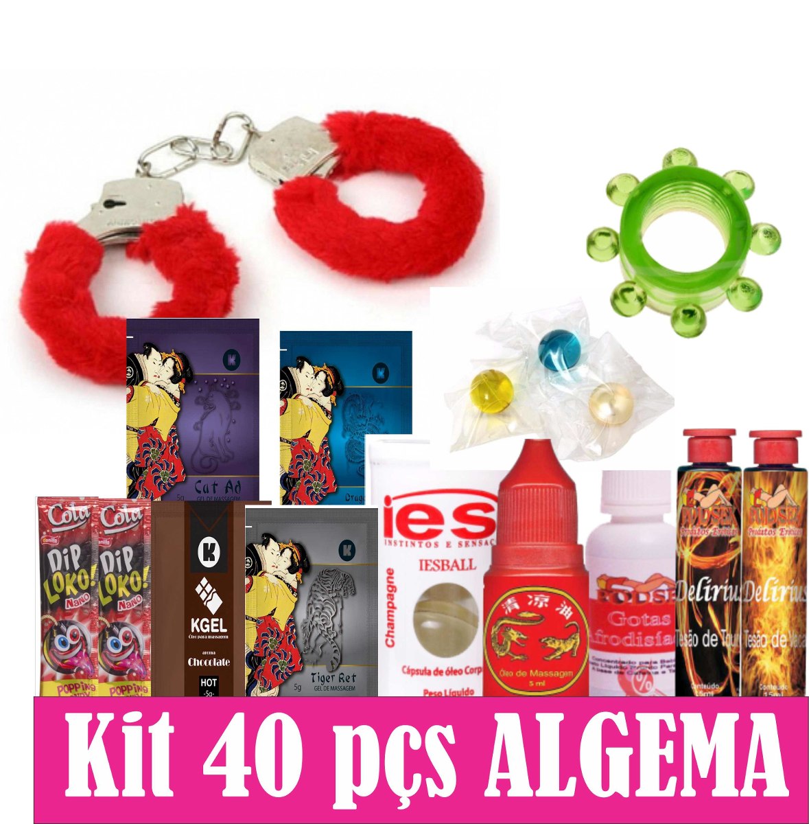 Kit 40 Produtos Sexshop C Algema Atacado Erótico Mercado Livre