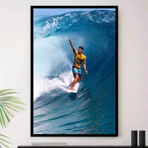 Quadro Surf Gabriel Medina Onda Tubo A4 23x33cm | MercadoLivre Quadro Surf Gabriel Medina Onda Tubo A4 23x33cm | MercadoLivre
