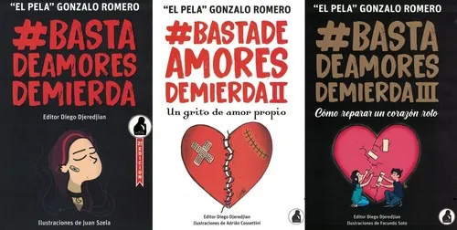 Pack Basta De Amores De Mierda 1 2 Y 3 Envío Gratis