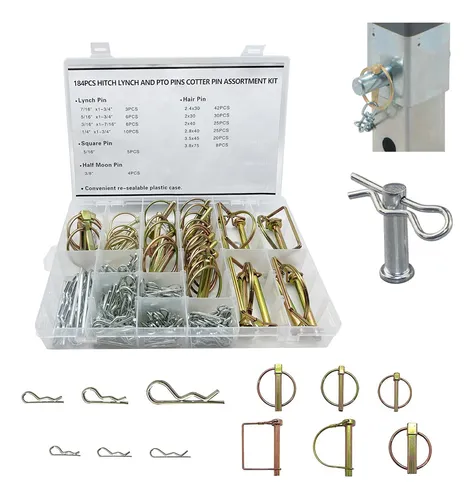 Kit Surtido De Pasadores Seguro Chaveta Para Tractores | Meses sin interés