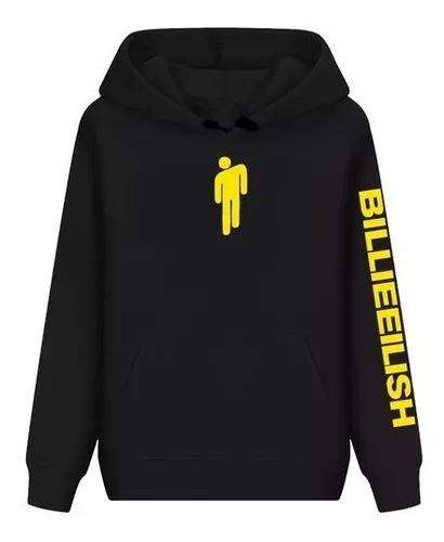 Blusa Moletom Canguru Capuz Billie Eilish Dont Smil Unisex
