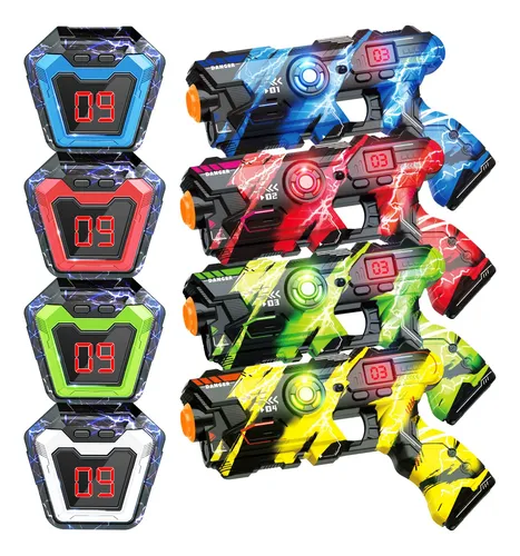 Laser Tag Guns Set Baiai Infrared W/ Digital Led Score Displ | MercadoLibre