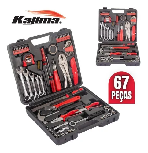 Maletín de herramientas Kajima Pro Line Jfh67p de 67 piezas | MercadoLibre Maletín de herramientas Kajima Pro Line Jfh67p de 67 piezas | MercadoLibre