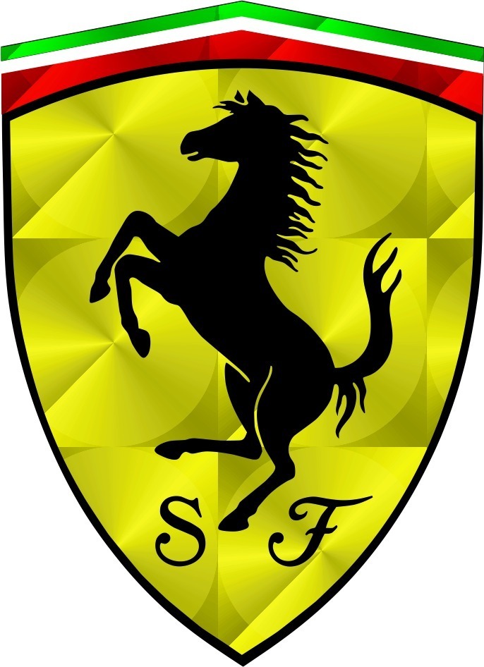 Calcomania Sticker Ferrari Logo Efx Moto Auto Ss Vinil Mercado Libre