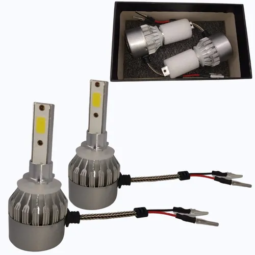 Par Lampadas Ultra Led 6000 Lúmens H27 Super Branca Par Lampadas Ultra Led 6000 Lúmens H27 Super Branca