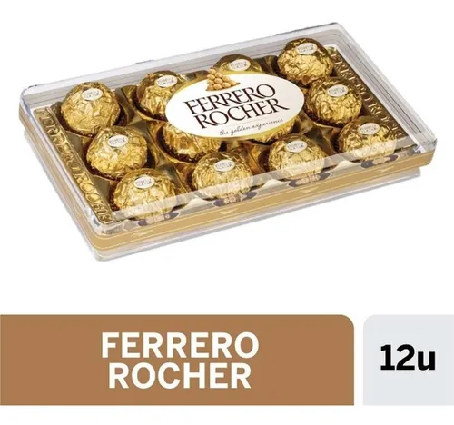 Chocolate Ferrero Rocher Caja De 12 Bombones Chocolate Ferrero Rocher Caja De 12 Bombones