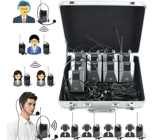 Exmax Ex-938 Wireless Tour Guide System 1t8r Silver | MercadoLibre